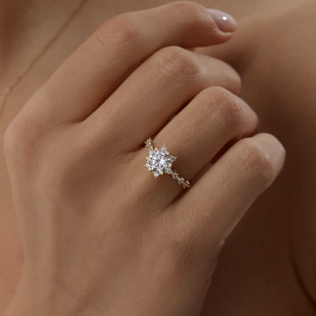 Oval Tektaş Çiçek Set MİNİMAL SET